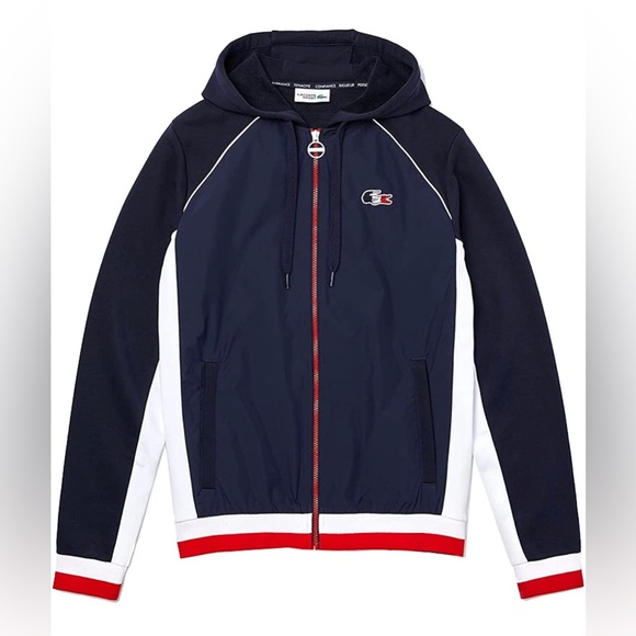 Lacoste | Jackets & Coats | Lacoste Full Zip Sweatshirt | Poshmark